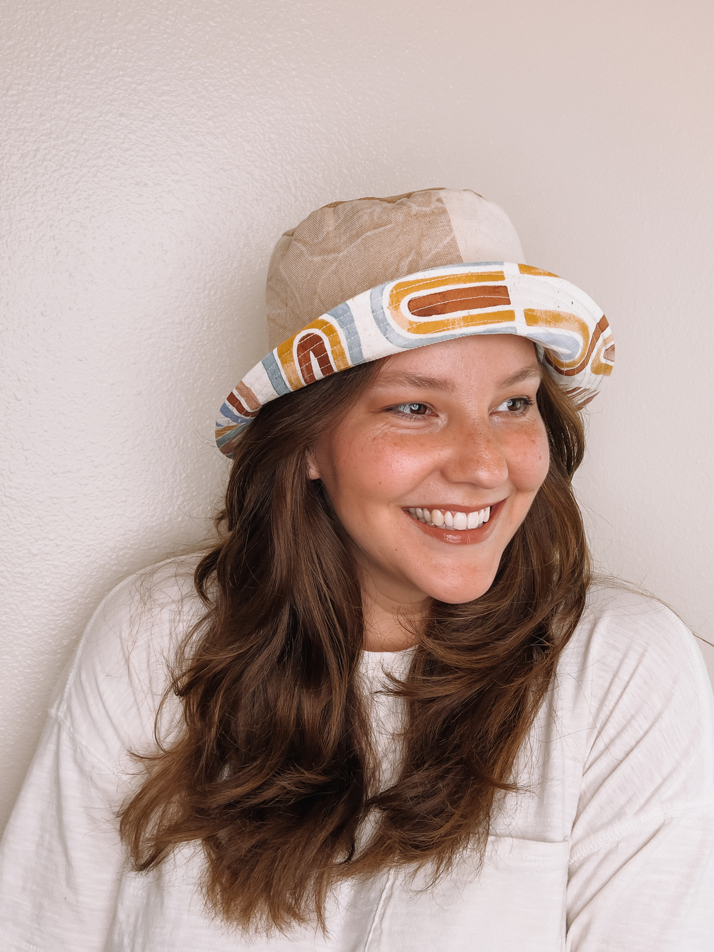 Reversible Patchwork Bucket Hat