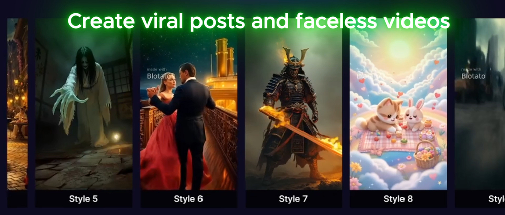 Create viral posts and faceless videos with workflow template
