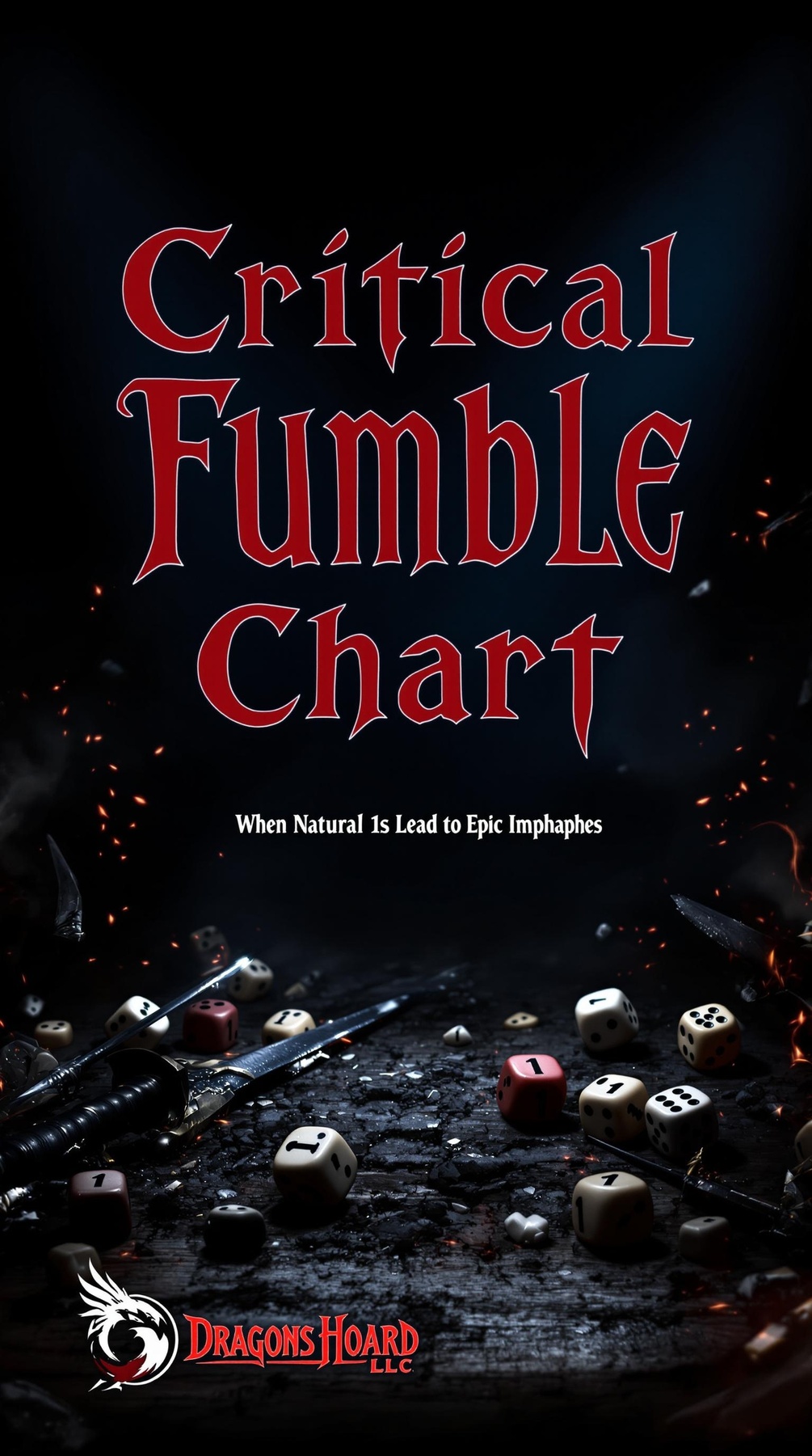 Critical Fumble chart Level 1-5