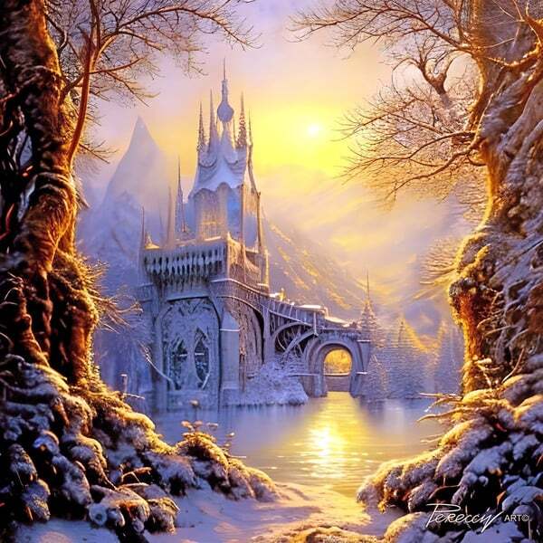 Magic Journeys: a castle in Narnia before Christmas.