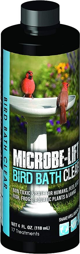 MICROBE-LIFT Bird Bath Clear Two-in-One Water Cleaner and Surface ...