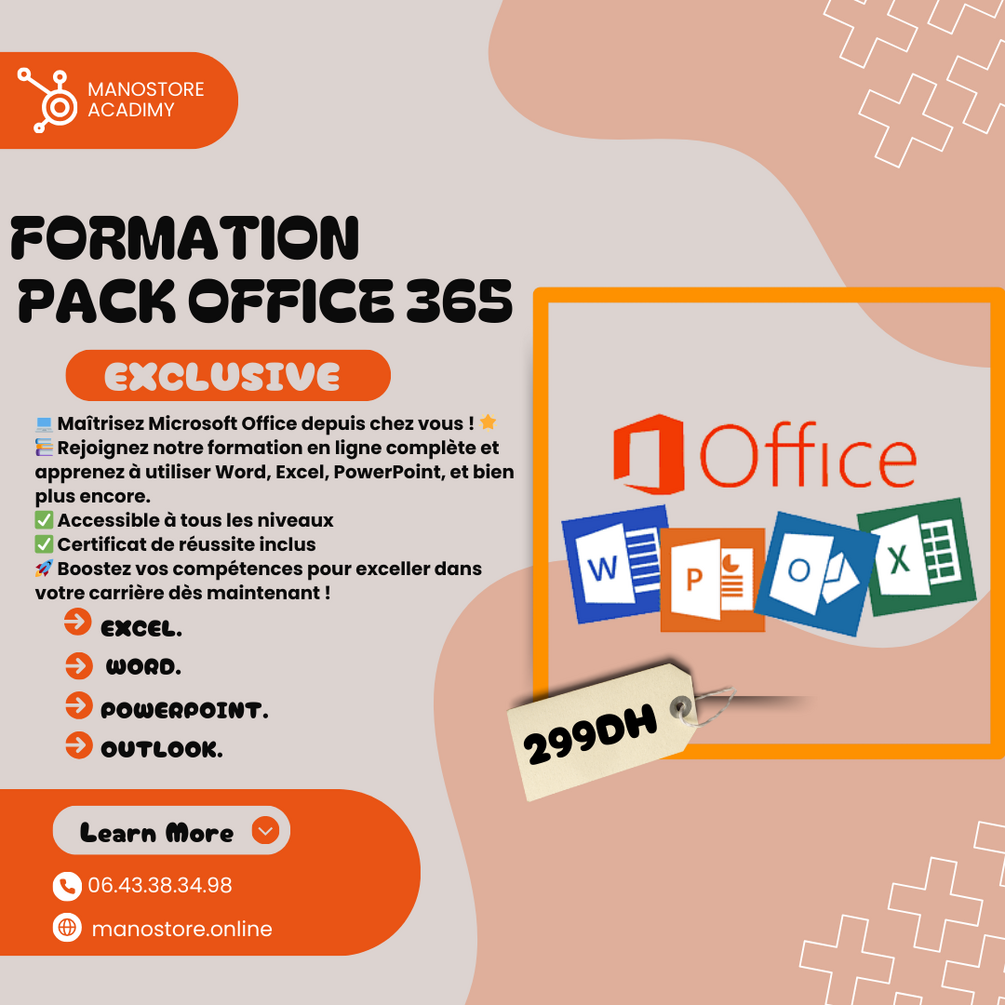 Formation Pack office en ligne