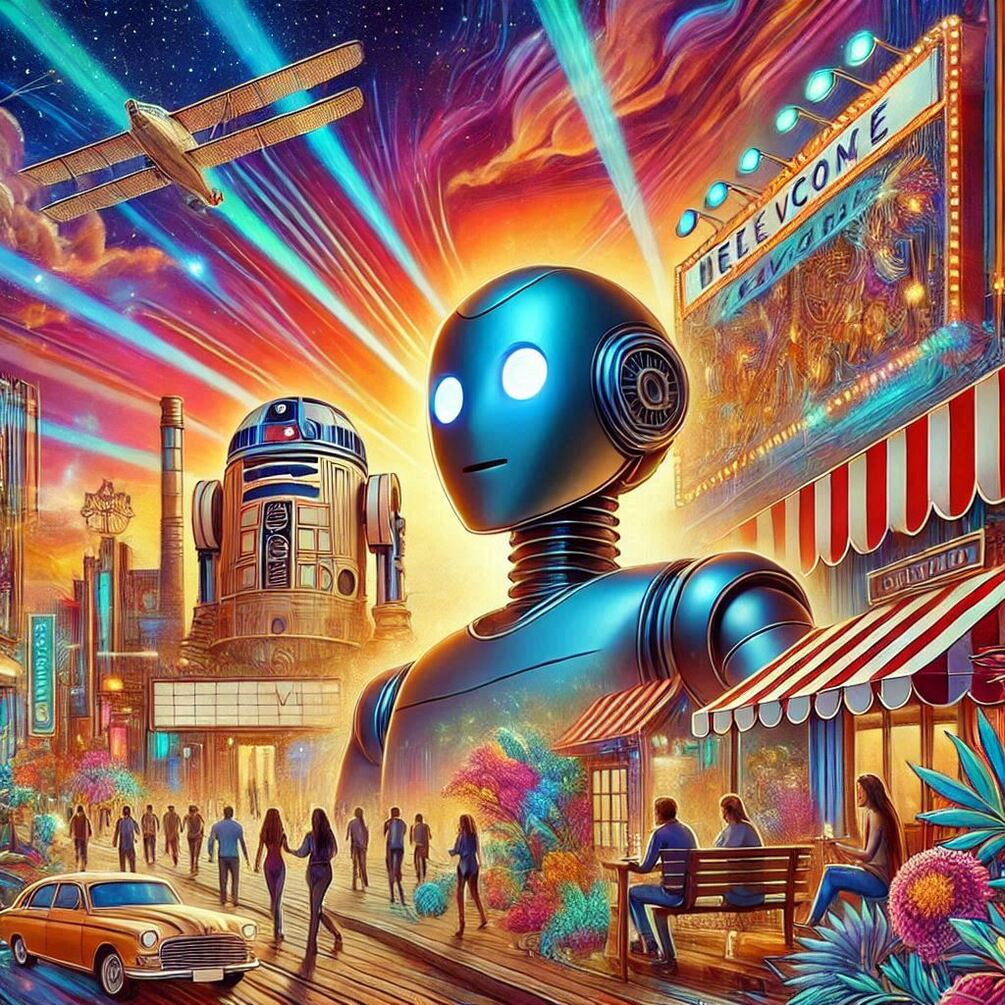 Vibrant and Eye-Catching AI-Generated Fan-Art Movie Illustration