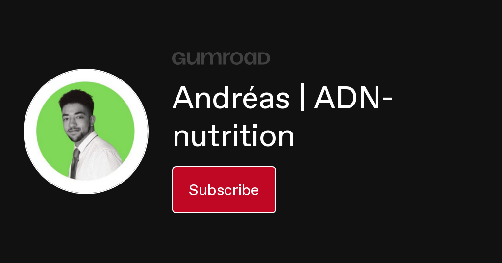 Andréas | ADN-nutrition