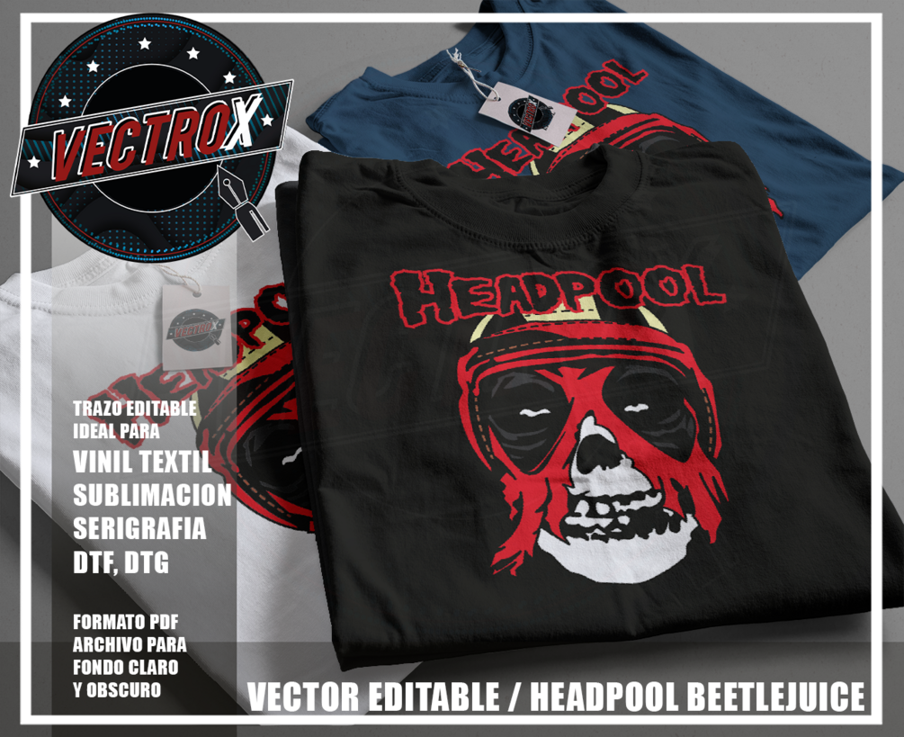 Vector Editable - Headpool Misfits