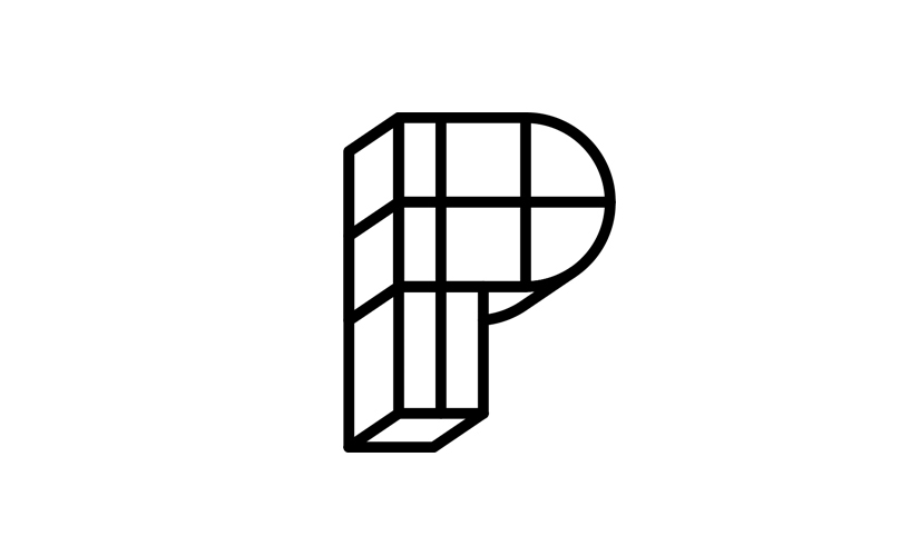 Geometric Letter P Logo
