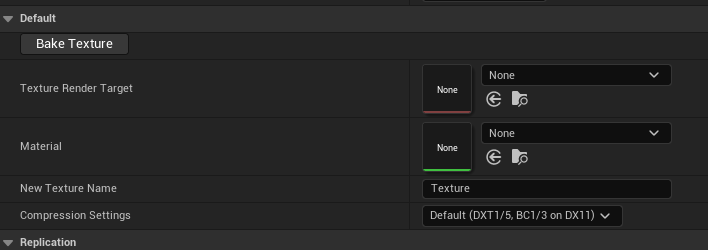 [UNREAL ENGINE] Texture Baker Blueprint