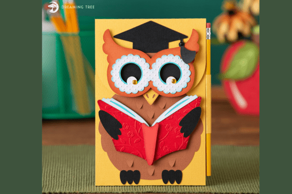 Wise Owl Writing Pad SVG