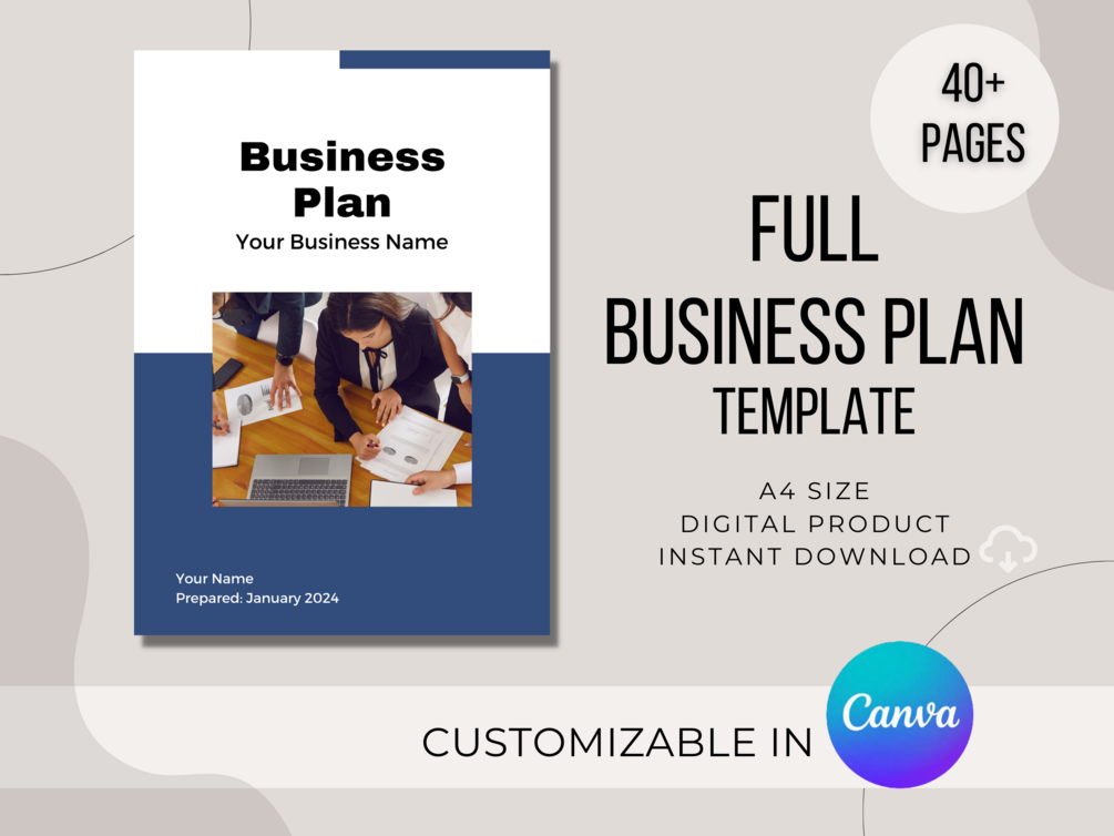 Business Plan - Blue Corporate - Full Size (44 pgs)