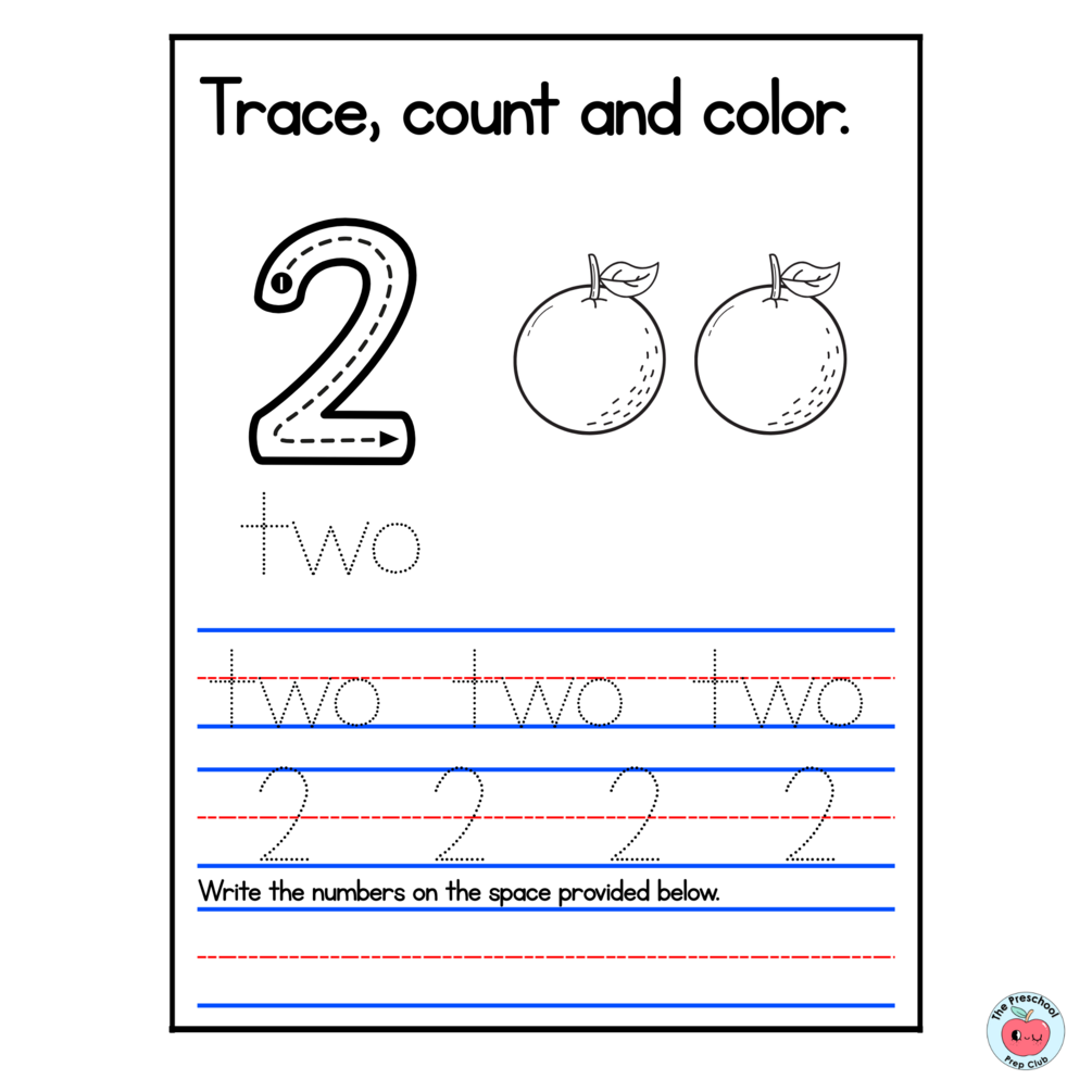 PRESCHOOL WORKBOOK - NUMBERS 0-20