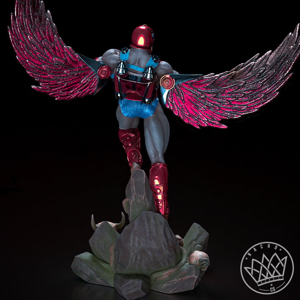 Fan Art - Stratos from MOTU - Statue