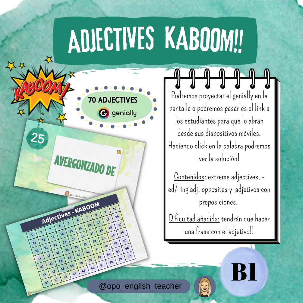 ADJECTIVES KABOOM