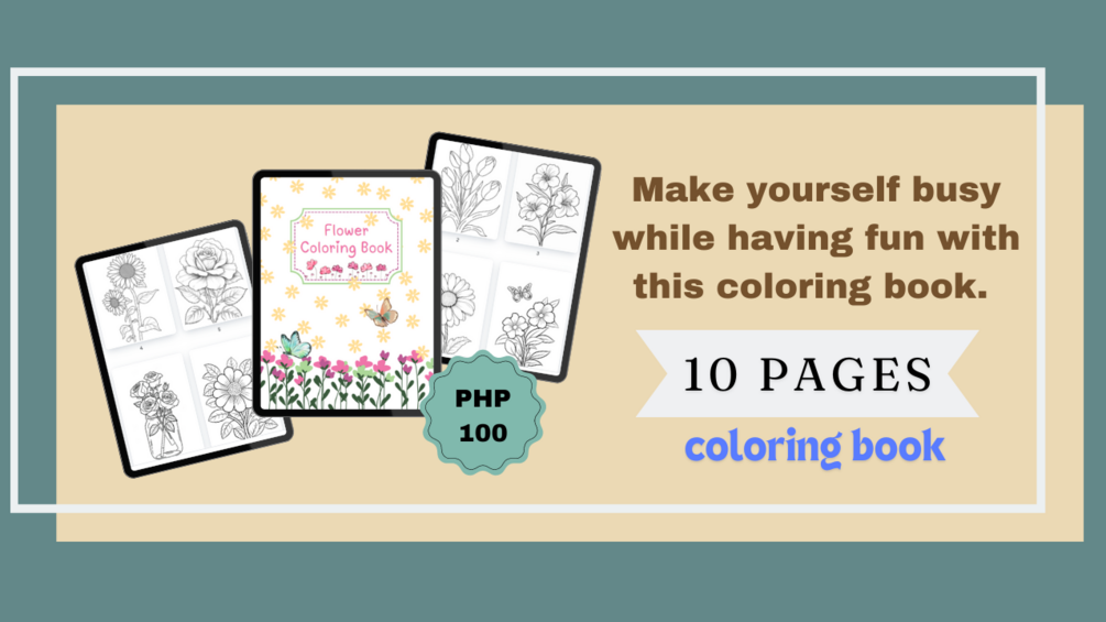 Printable Flower Coloring Book