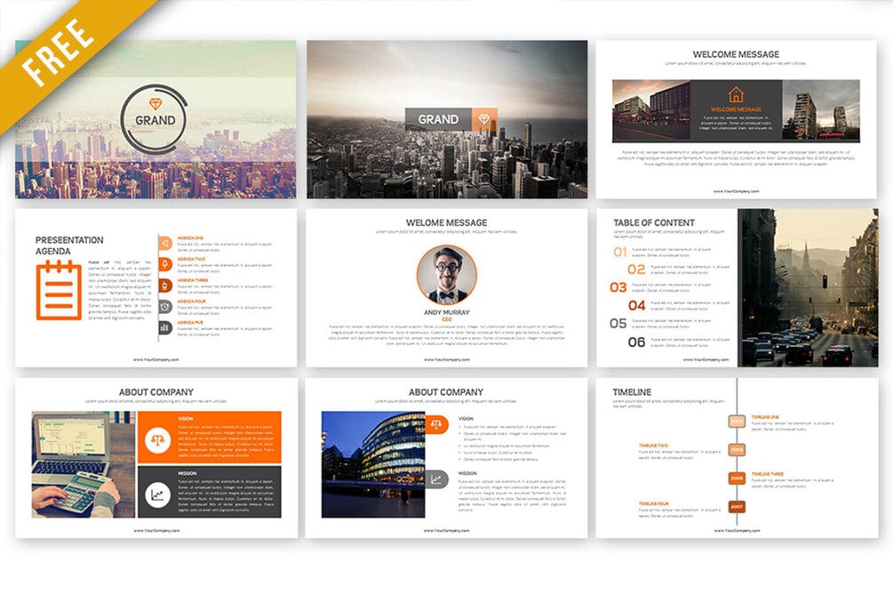 Grand PowerPoint Template - Free