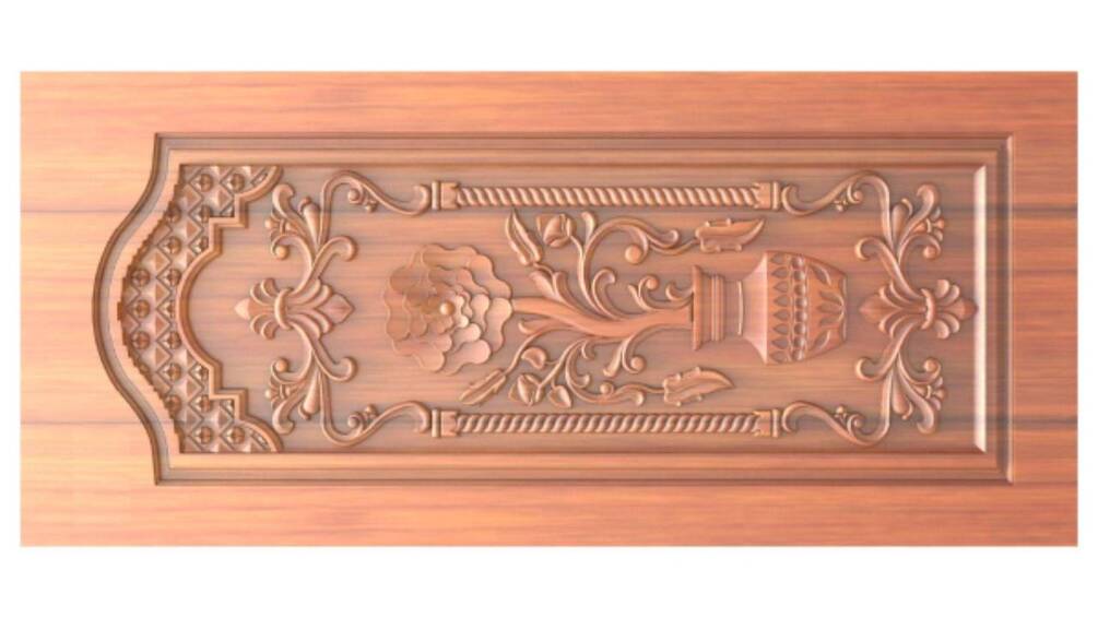 Timeless Flower Vase Design: CNC Carving Masterpiece