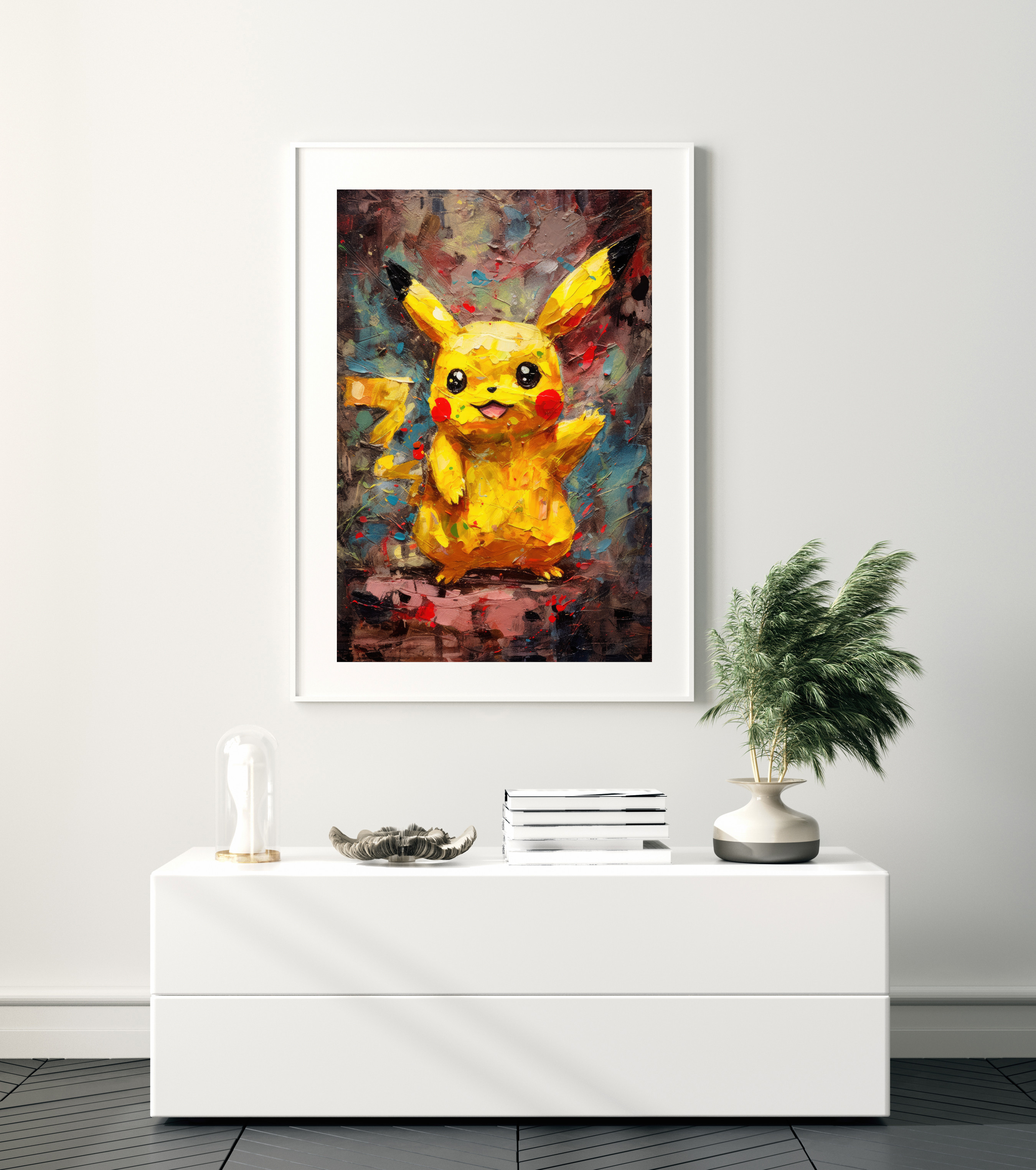 Pikachu pokemon digital painting