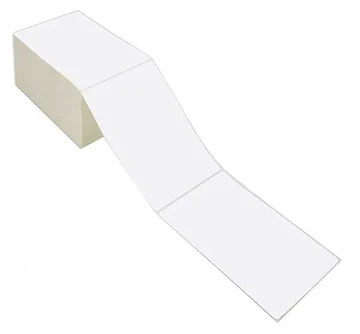 4" x 6" Direct Thermal Labels - Fanfold - 4,000 Labels/Case