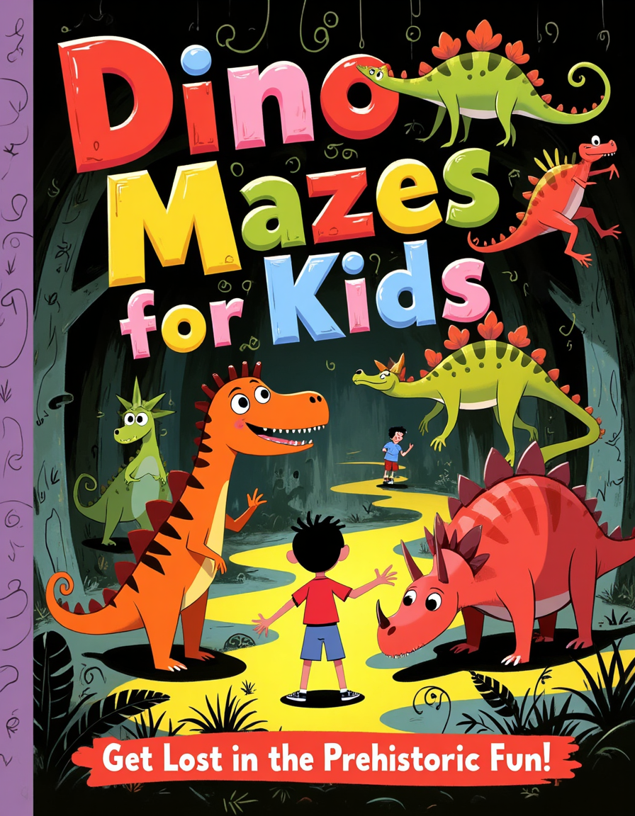 Dino Maze Activity for Kids