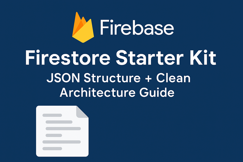 Firestore Starter Kit – JSON Structure + Clean Architecture Guide