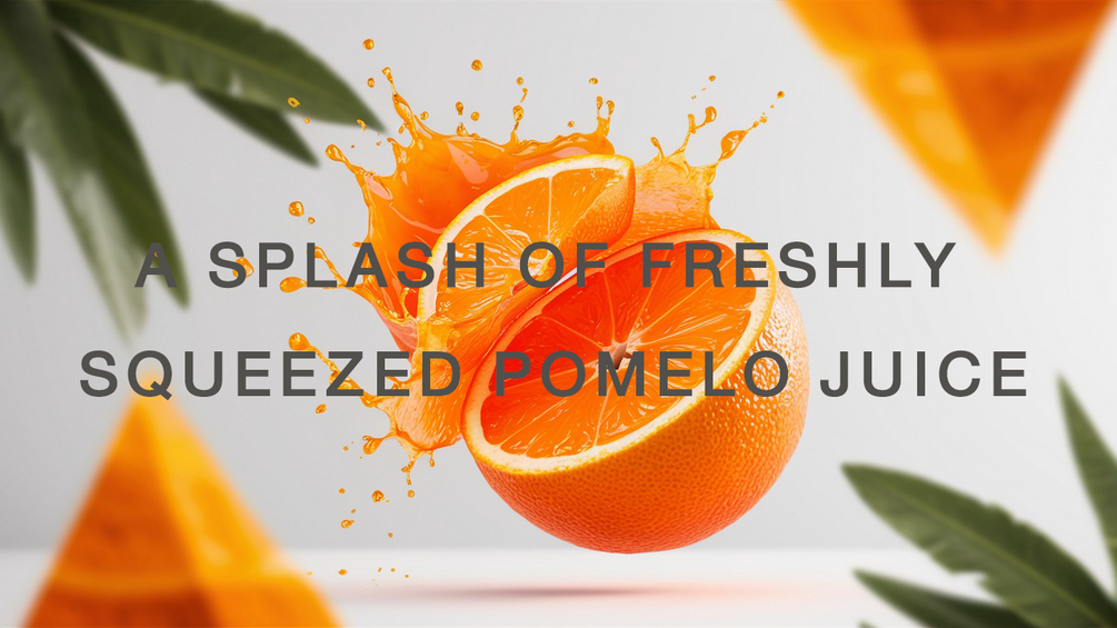 a Orange juice advertisement, featuring a flying Orange that has been ...