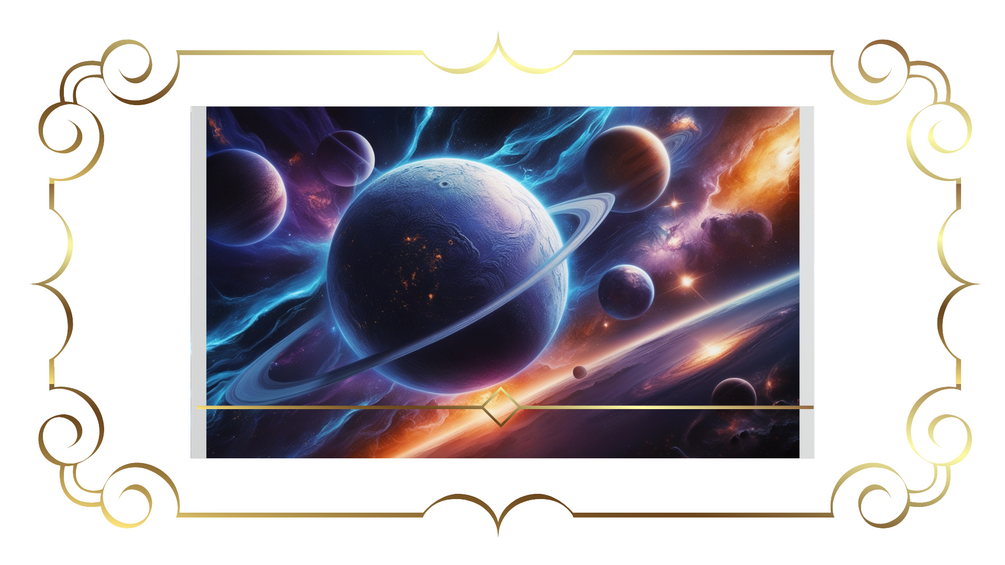 Cosmic TV Art for a Stunning Space Escape