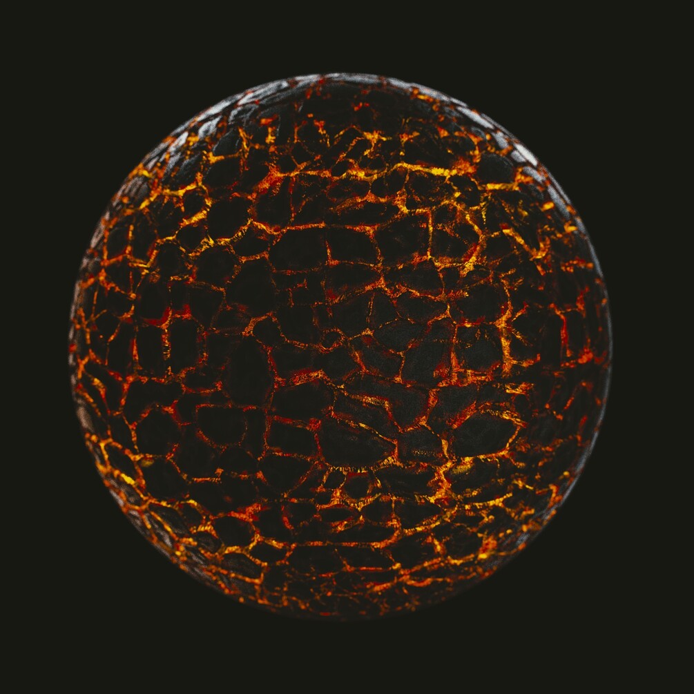 Tileable Lava Material for Blender