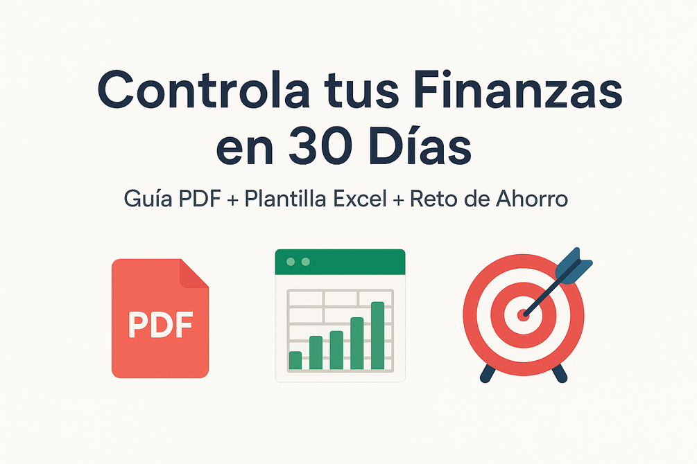 Controla tus Finanzas en 30 Días + Plantilla Editable de Presupuesto ...