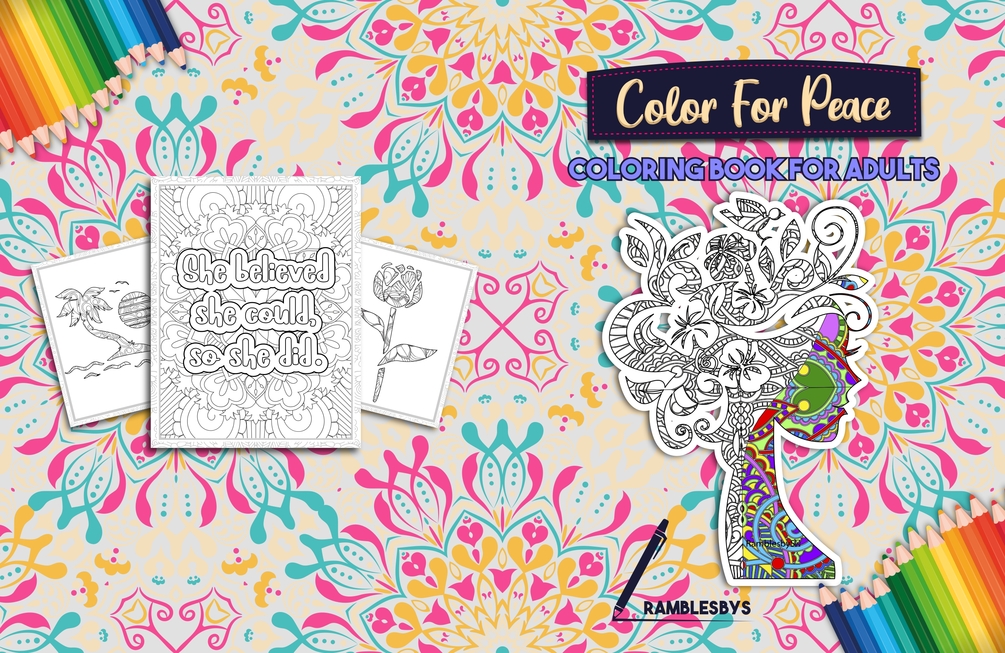 Color for Peace - Adult Coloring Book