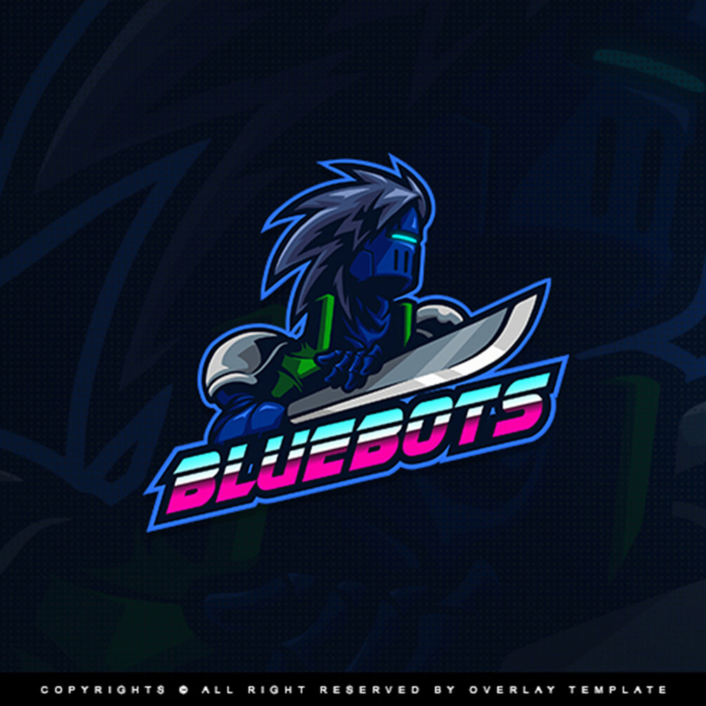 BlueBots – Esport Logo