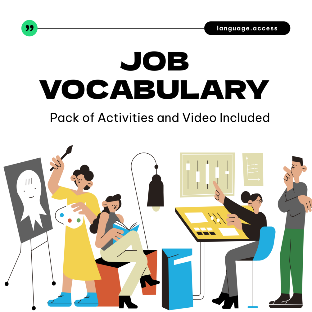 Jobs Vocabulary Pack