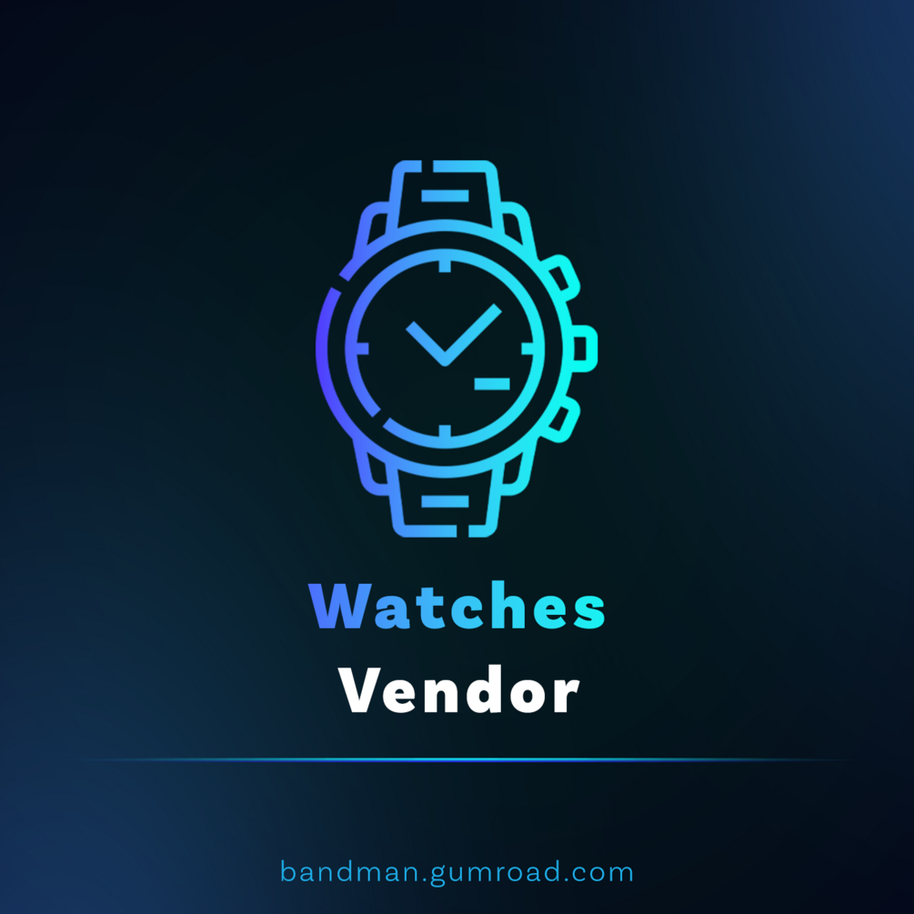 Watches Vendor