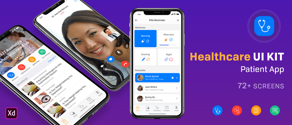 Healthcare Patient UI Kit