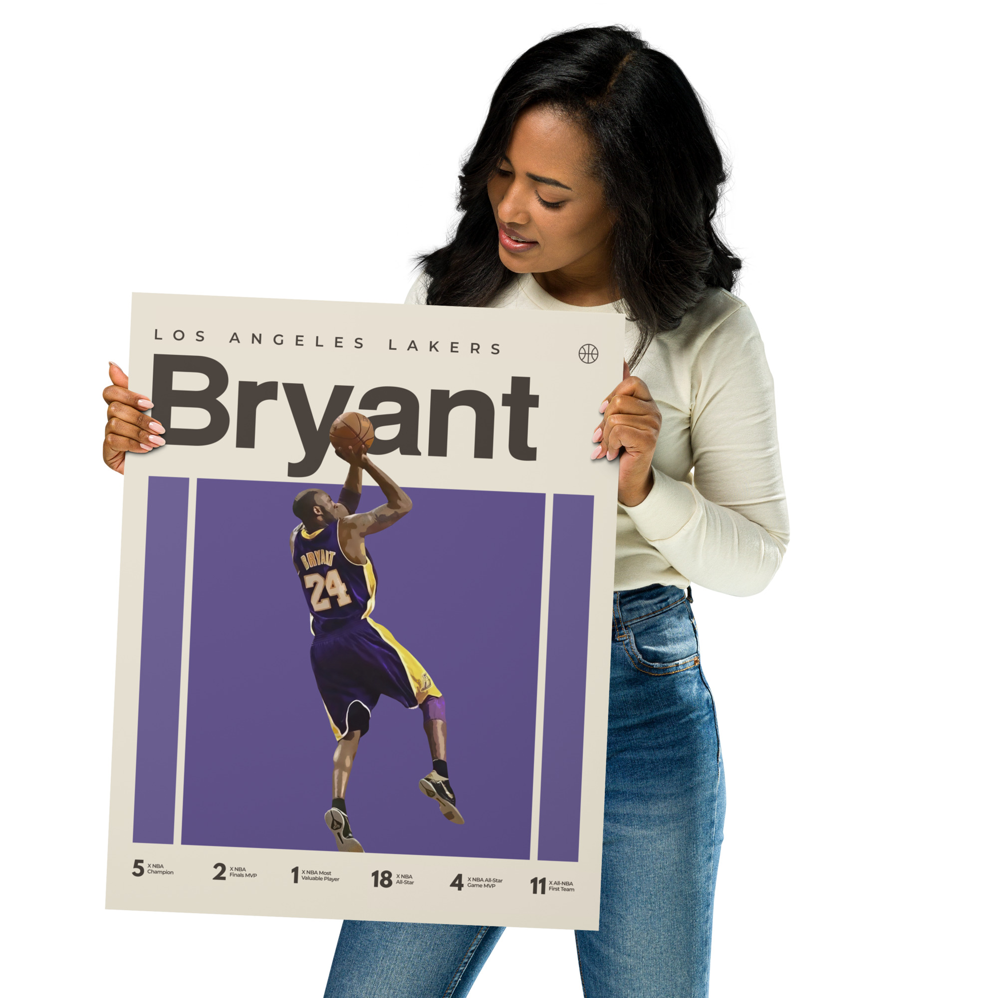Retro NBA Legends Vintage Poster