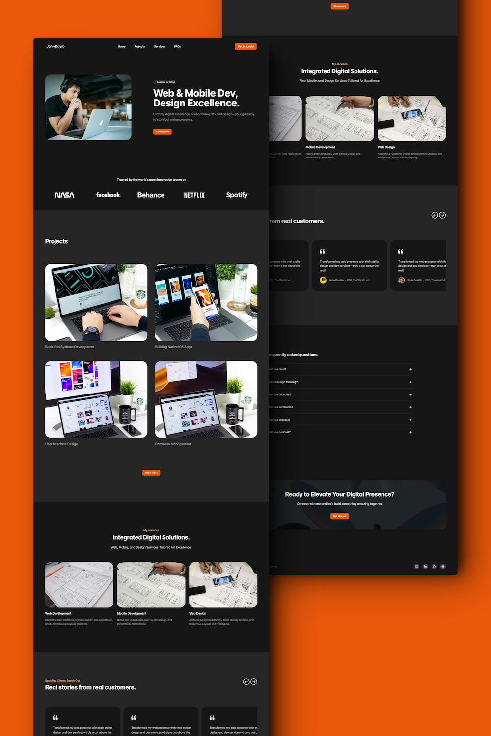 Creatrix - A Free Premier HTML Portfolio Template for Web & Mobile ...