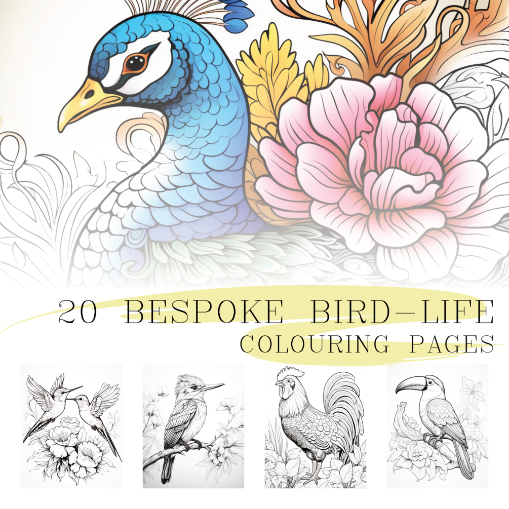 20 Birds Downloadable Coloring Pages