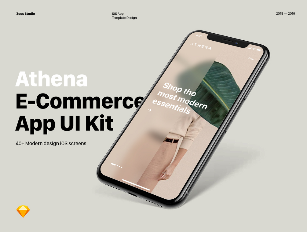 Athena Mobile E-commerce UI Kit