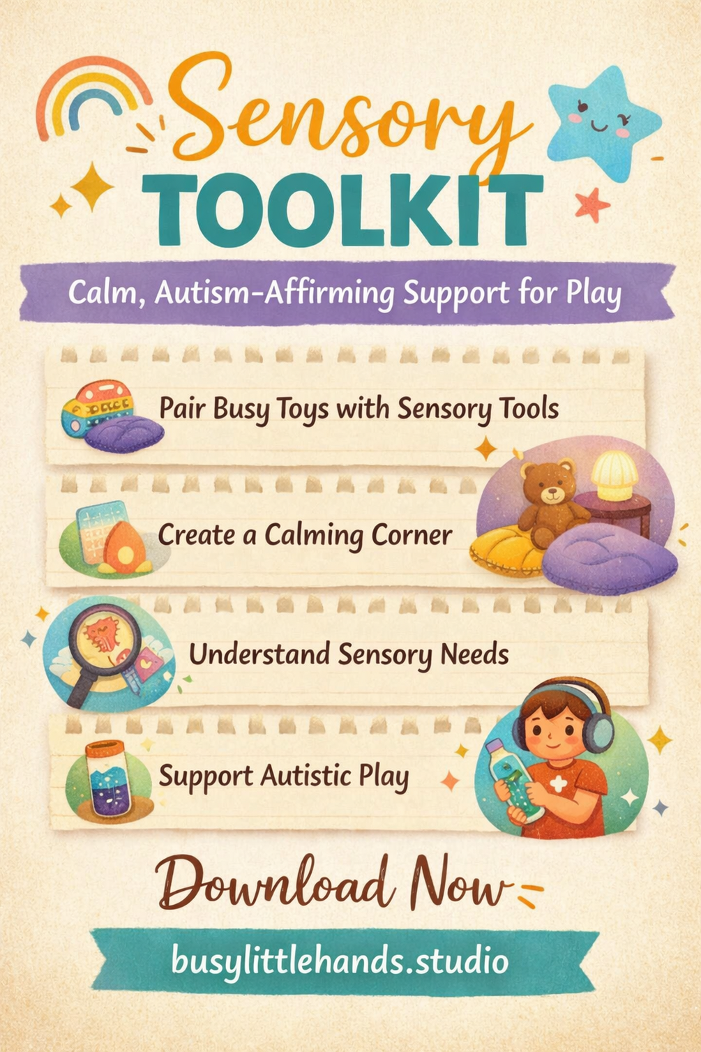 Sensory Toolkit - by BusyLittleHands.studio
