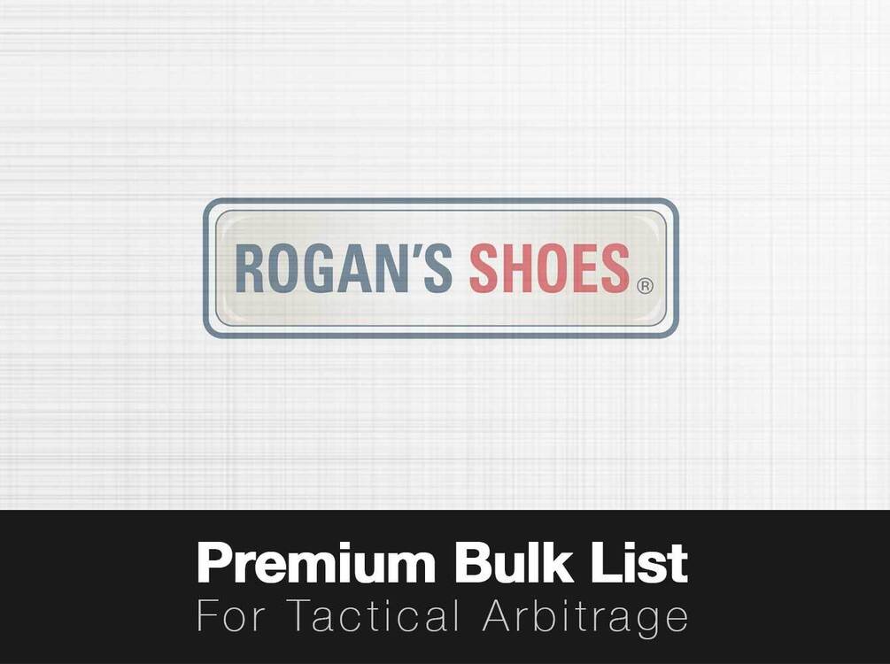 Rogans Shoes Premium Bulk List for TA