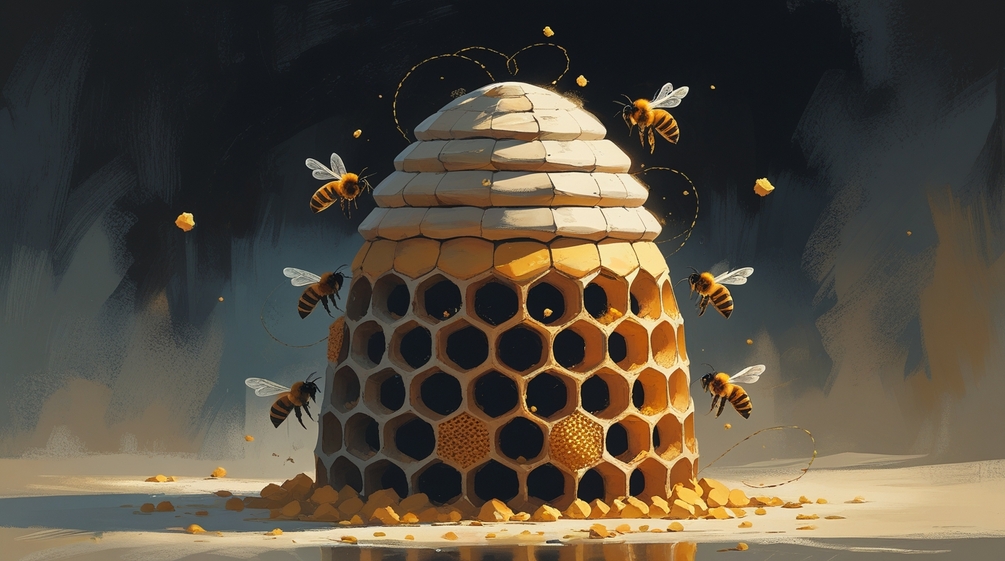 🐝 Buzzworthy Beehive Art: Embrace Collaboration and Community with this ...