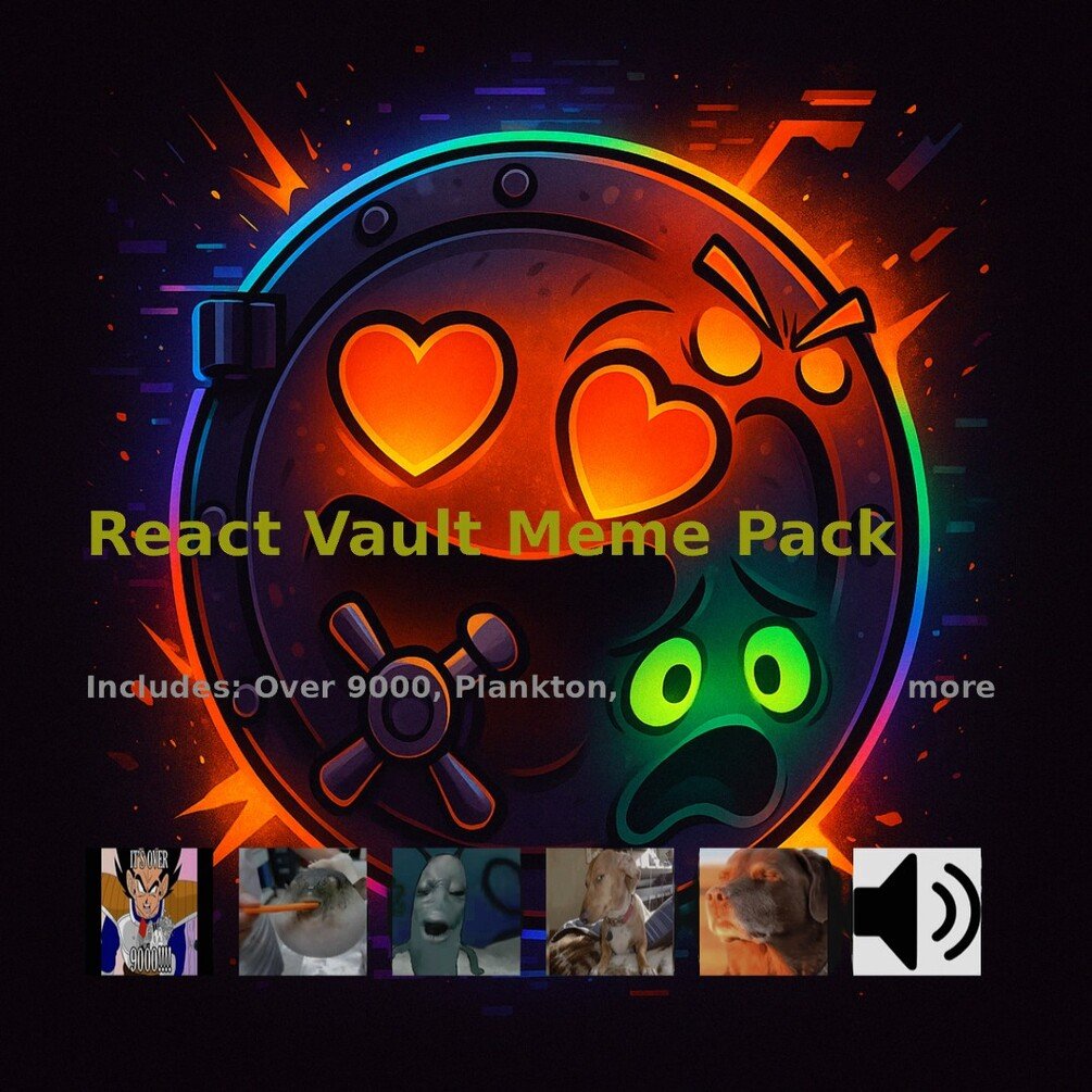 React Vault Meme Pack – Vol. 1