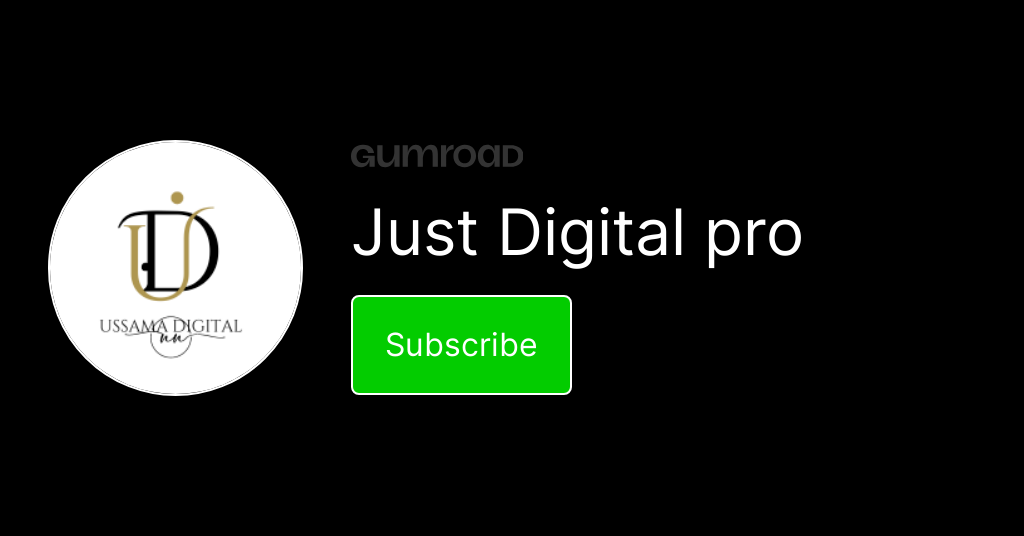 Just Digital pro