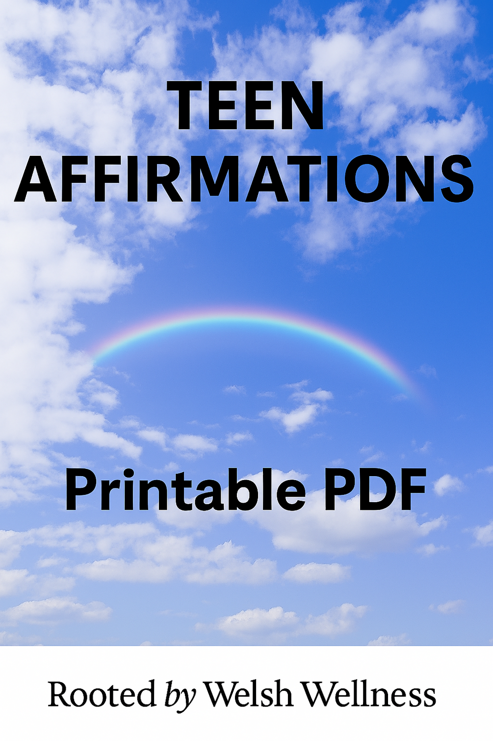 Teen Affirmations & Activities – Printable PDF