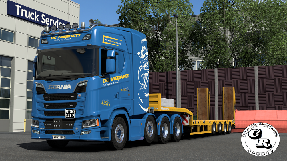 DC Merrett Scania Skin pack