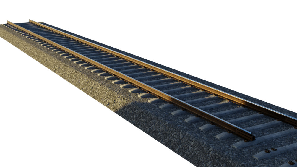 High Quality 3d Indian Railway Track