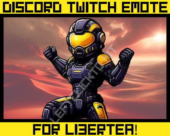 Helldivers 2 Inspired Twitch Emote and Badge Pack - 112x112, 72x72, 56x56