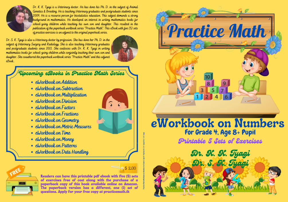 Practice Maths eWorkbook on Numbers for Grade 4 Age 8+ pupil