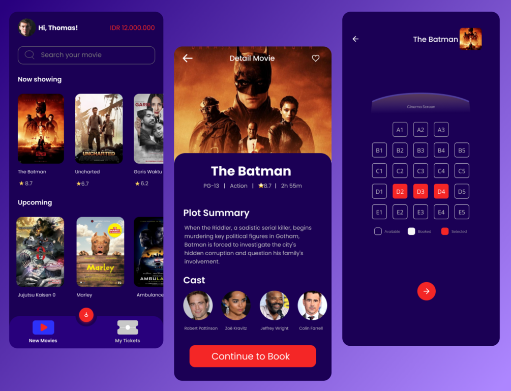 Movie App UI Design
