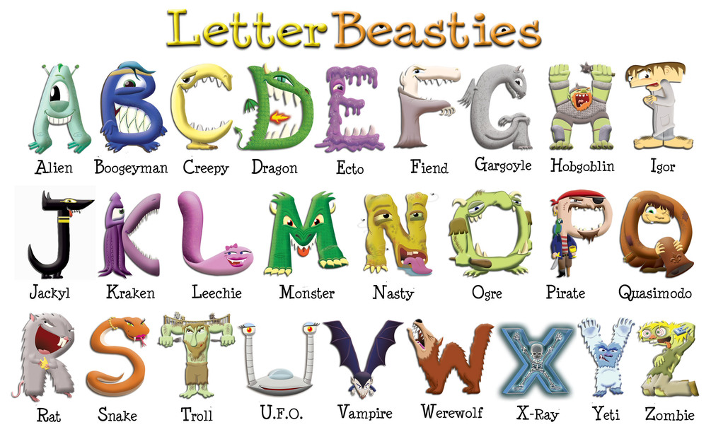 Letter Beasties - Monster ABC Book