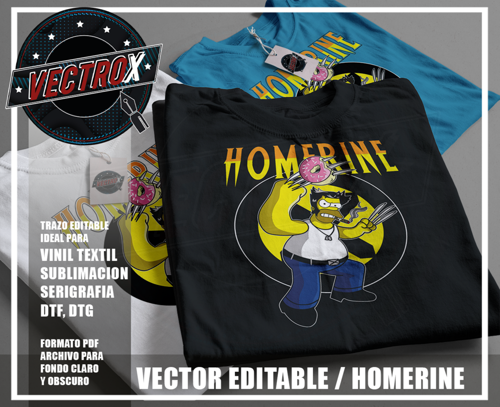 Vector Editable - Homerine