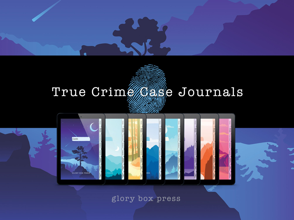 Digital True Crime Case Journals: Landscape Collection (for iPad ...